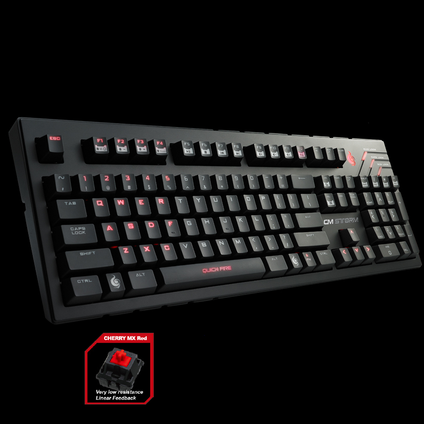แหล่งรวมสินค้า gaming จำหน่าย ขาย CM Storm QuickFire Pro Red Switch ...